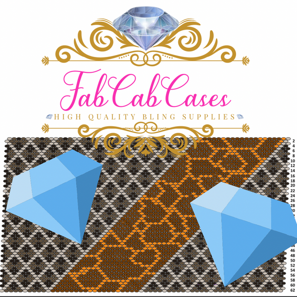 4mm - ss16 Argyle Giraffe Template – Fabcabcases